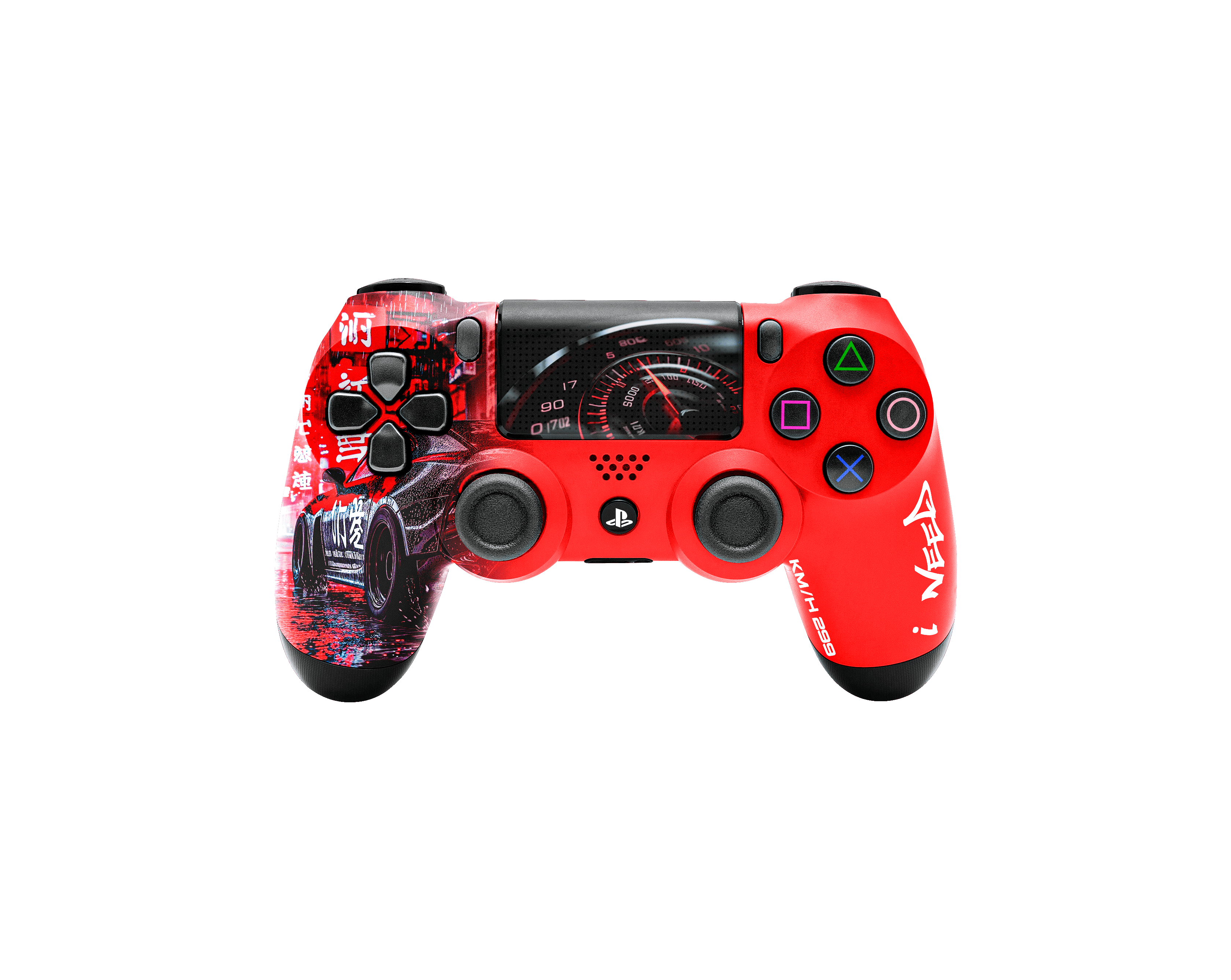 Controle Ps4 Neon car sem paddles Stelf – Stelf Controles