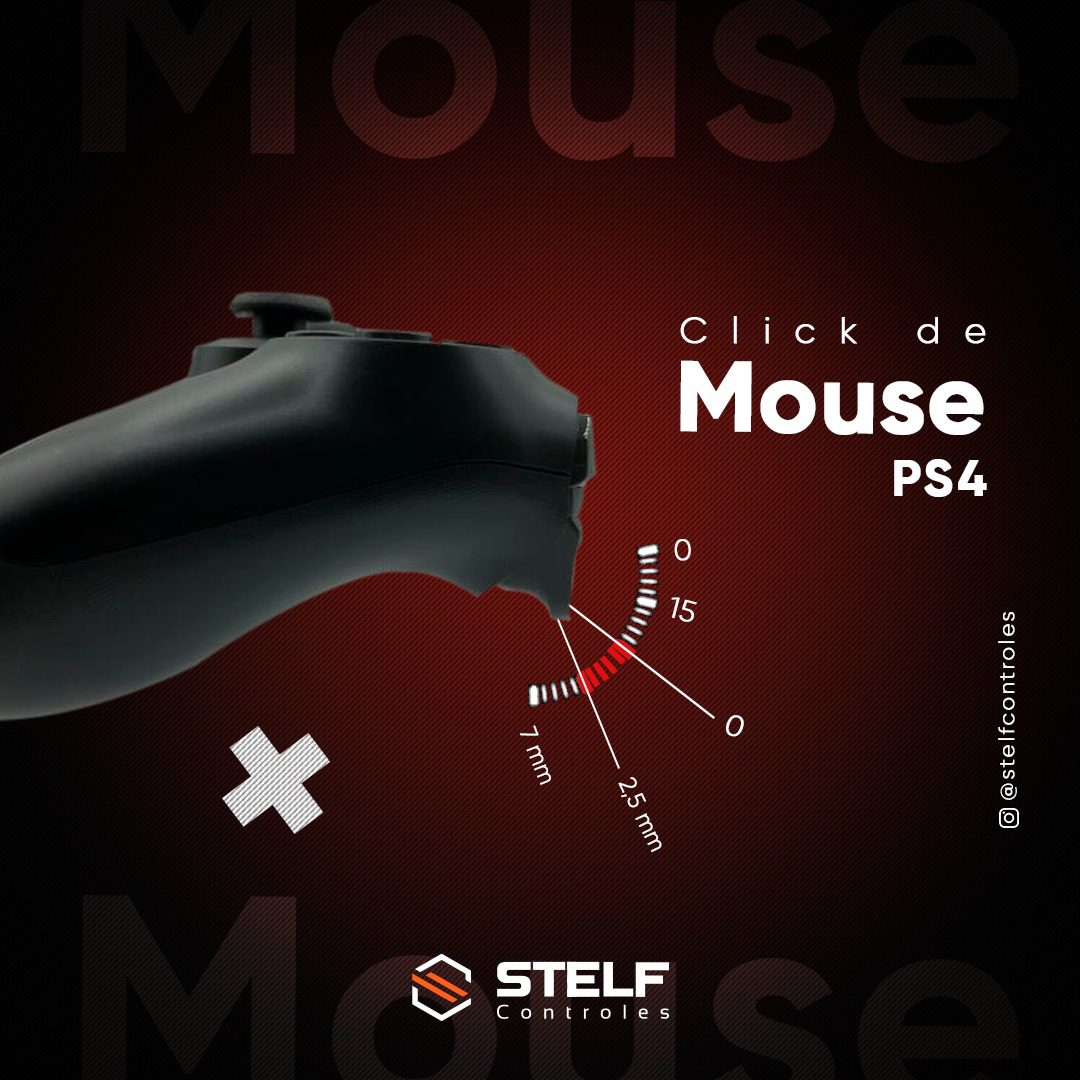 Click de Mouse - Ps4 R2 e L2 – Stelf Controles